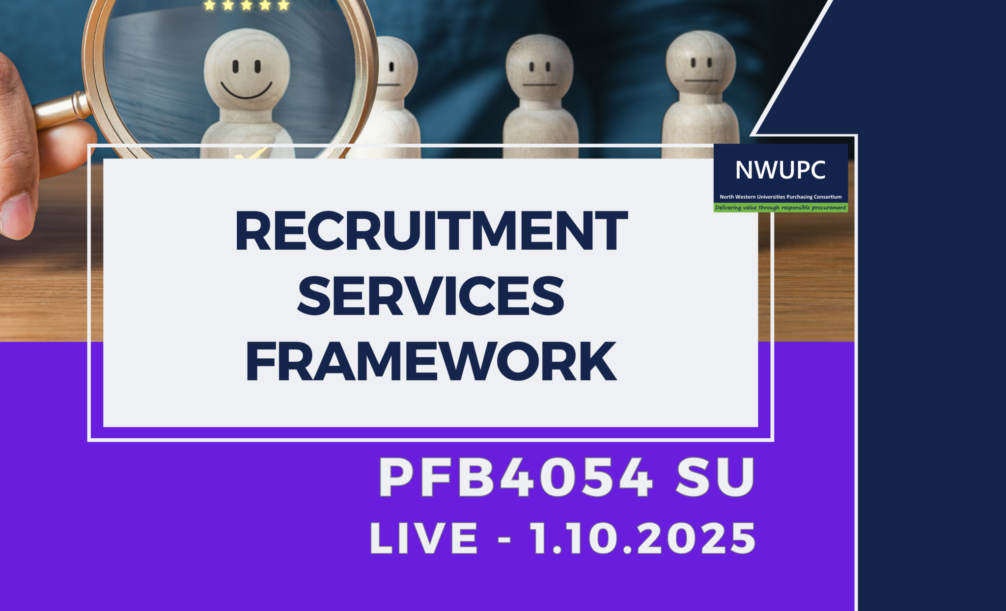 The new Recruitment Services Framework is now available! | NWUPC